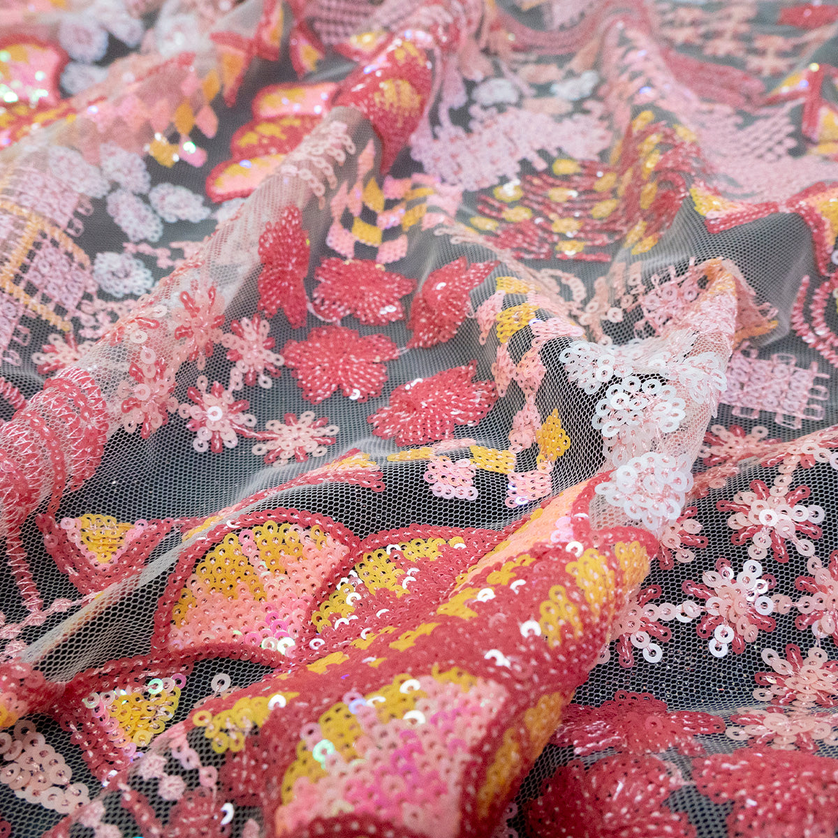 PAILLETTE GABBANA ROSA PIEL DURAZNO – Marijoa Tejidos