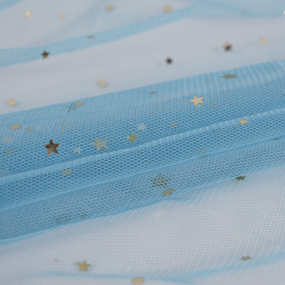 TUL ESTRELLITAS AZUL ALASKA – Marijoa Tejidos