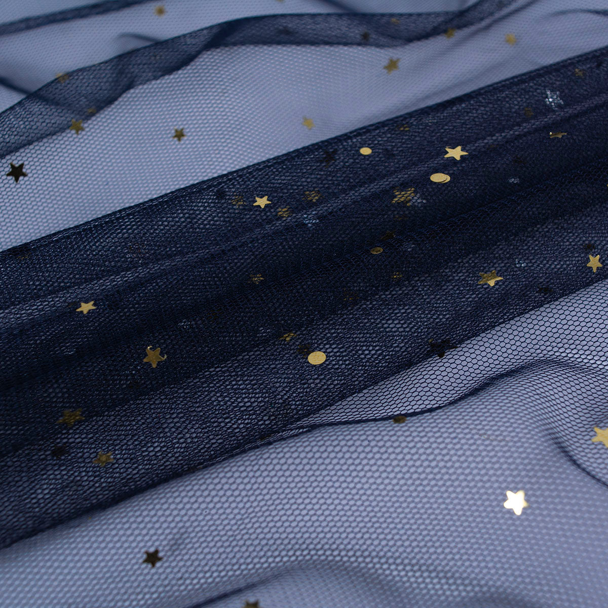 TUL ESTRELLITAS AZUL INSIGNIA – Marijoa Tejidos