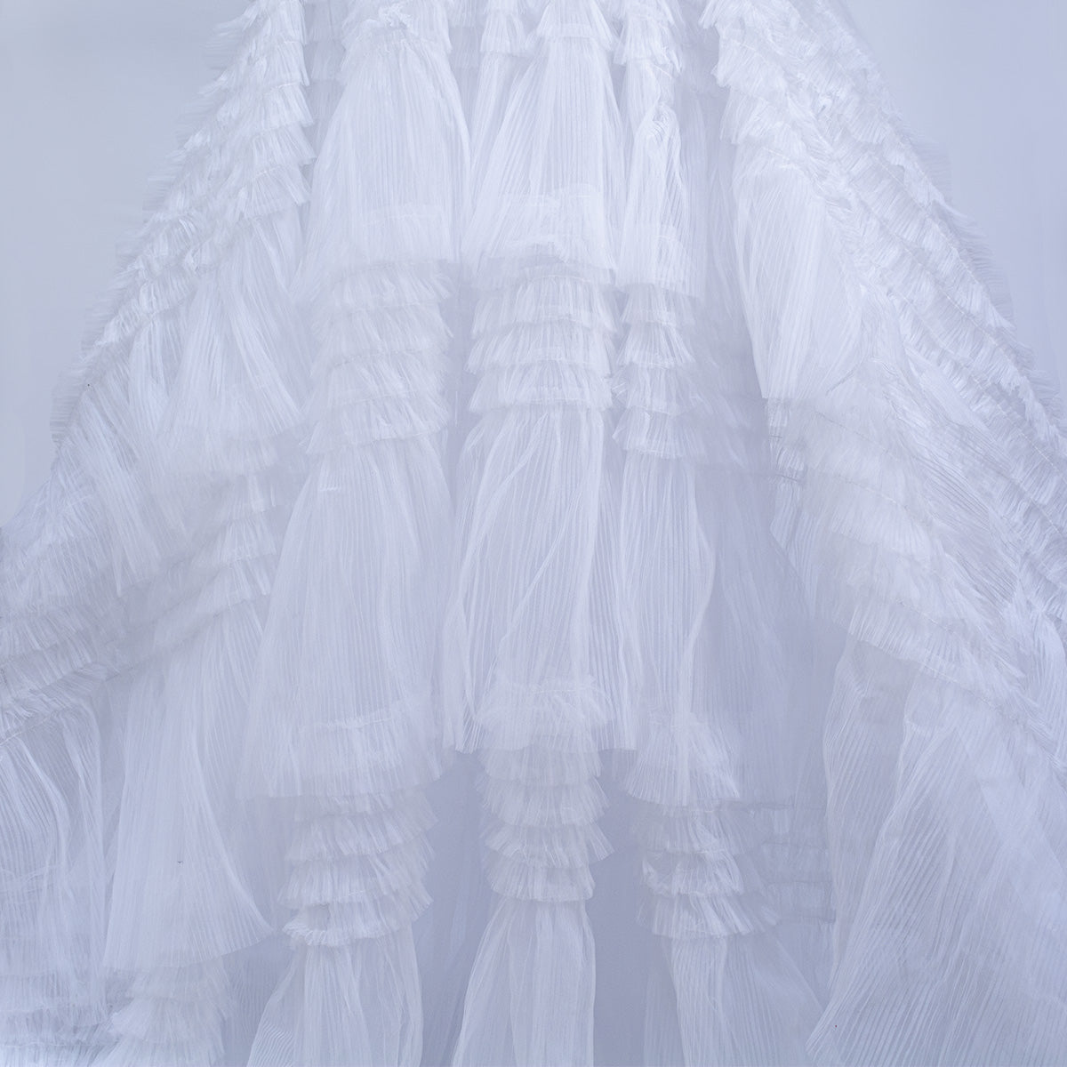 TUL PLISADO BLANCO AZULADO – Marijoa Tejidos